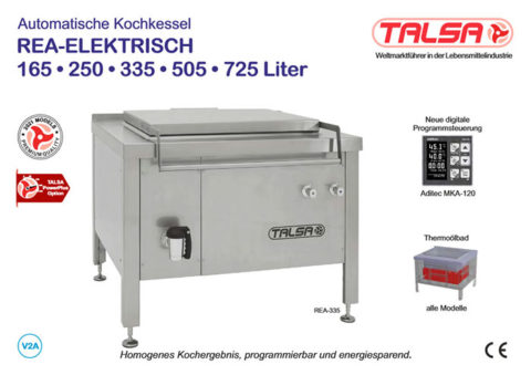 Kochkessel für die Fleischindustrie | Talsa - Maschinen für die ...